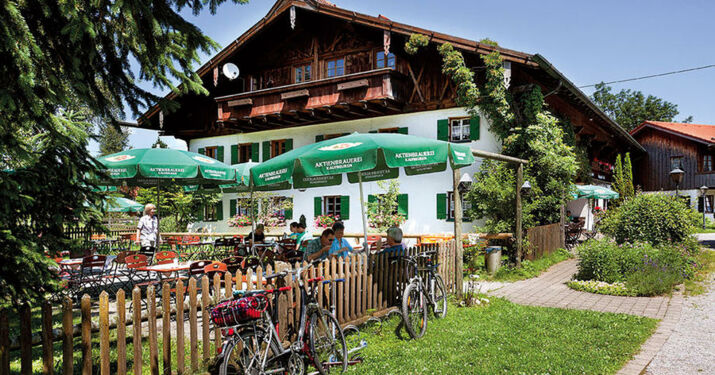 LANDHOTEL HUBERHOF, Brunnen am Forggensee, Allgäu, Deutschland