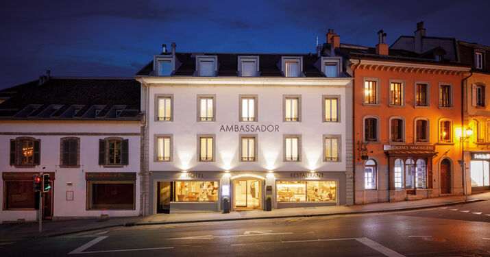 AMBASSADOR BOUTIQUE HOTEL, Nyon, Genfersee, Schweiz